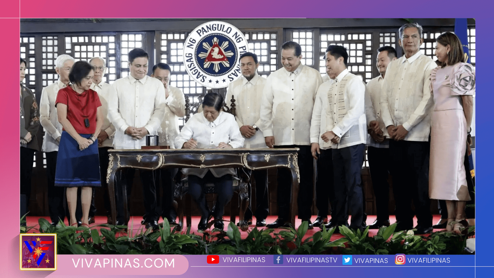 President Ferdinand Marcos Jr. nilagdaan na ang Maharlika bill bilang batas - Viva Pinas